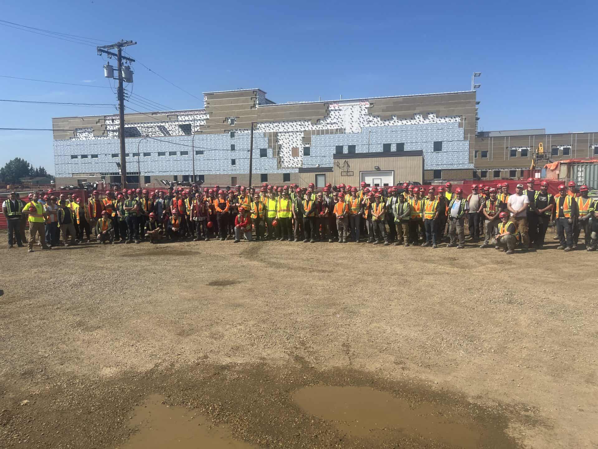Photo of the IBEW 993 Members Building the Dawson Creek and District ...